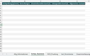 VDE 0100 Teil 600 Prüfprotokoll in Excel Vorlage Gratis